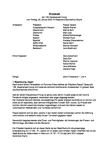 Protokoll HV 2022 | TV Buchs